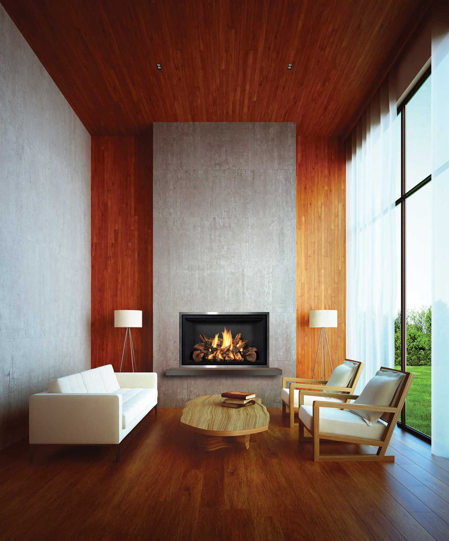 Mendota FV42 Gas Fireplace - Sutter Home & Hearth